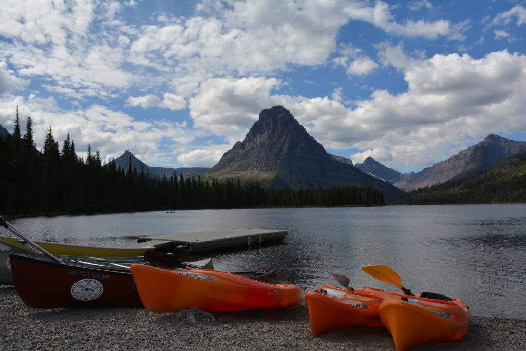 Camping at Two Medicine Lake - Glacier National Park, Montana